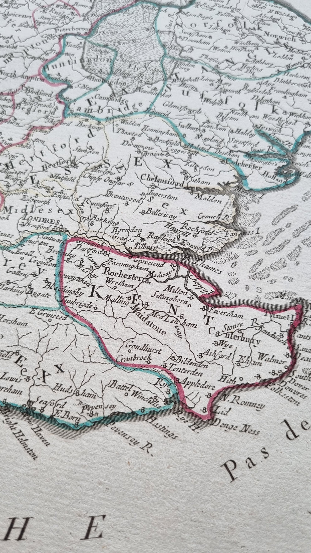 1784 Venetian map of England – Golden Age Maps